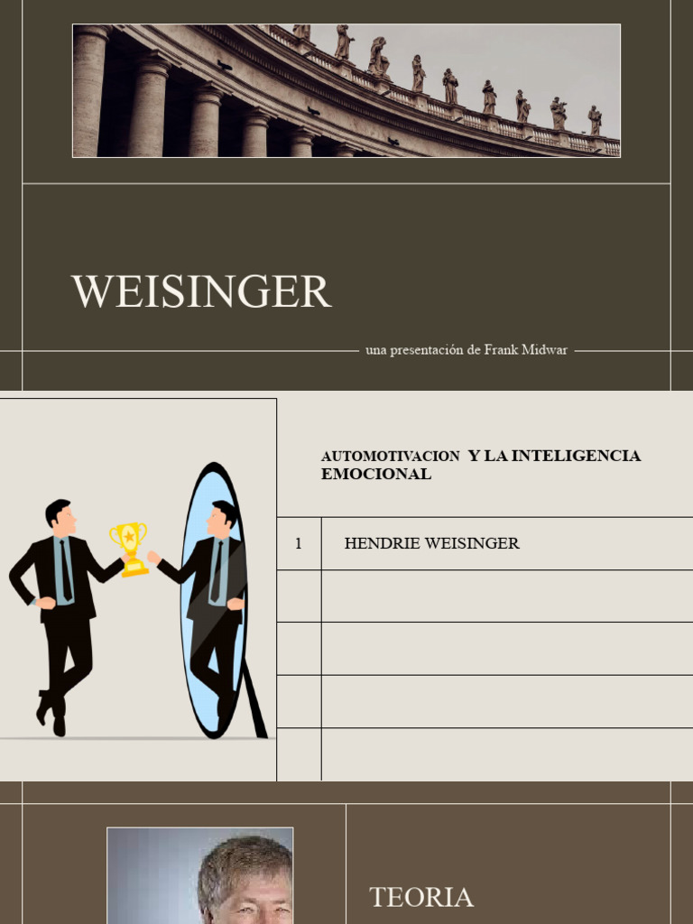 WEISINGER | PDF | Crecimiento personal y profesional | Negocios