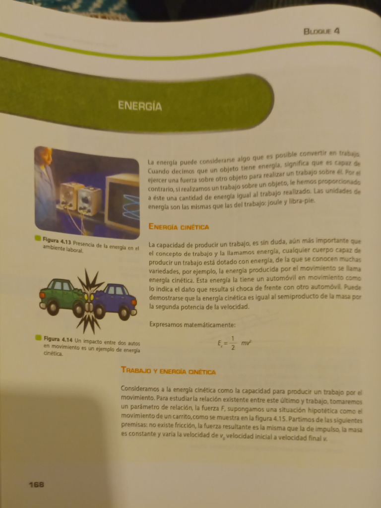 Energía, Trabajo y Potencia. | PDF | Energía cinética | Energía potencial