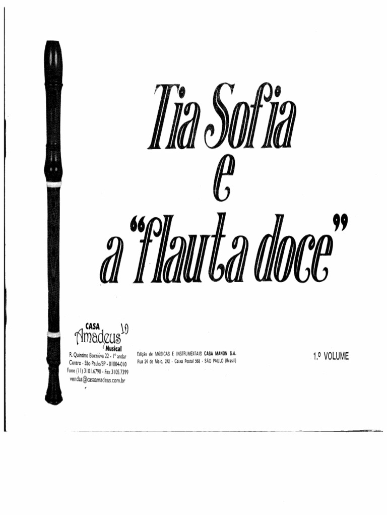 Tia Sofia e A Flauta Doce | PDF