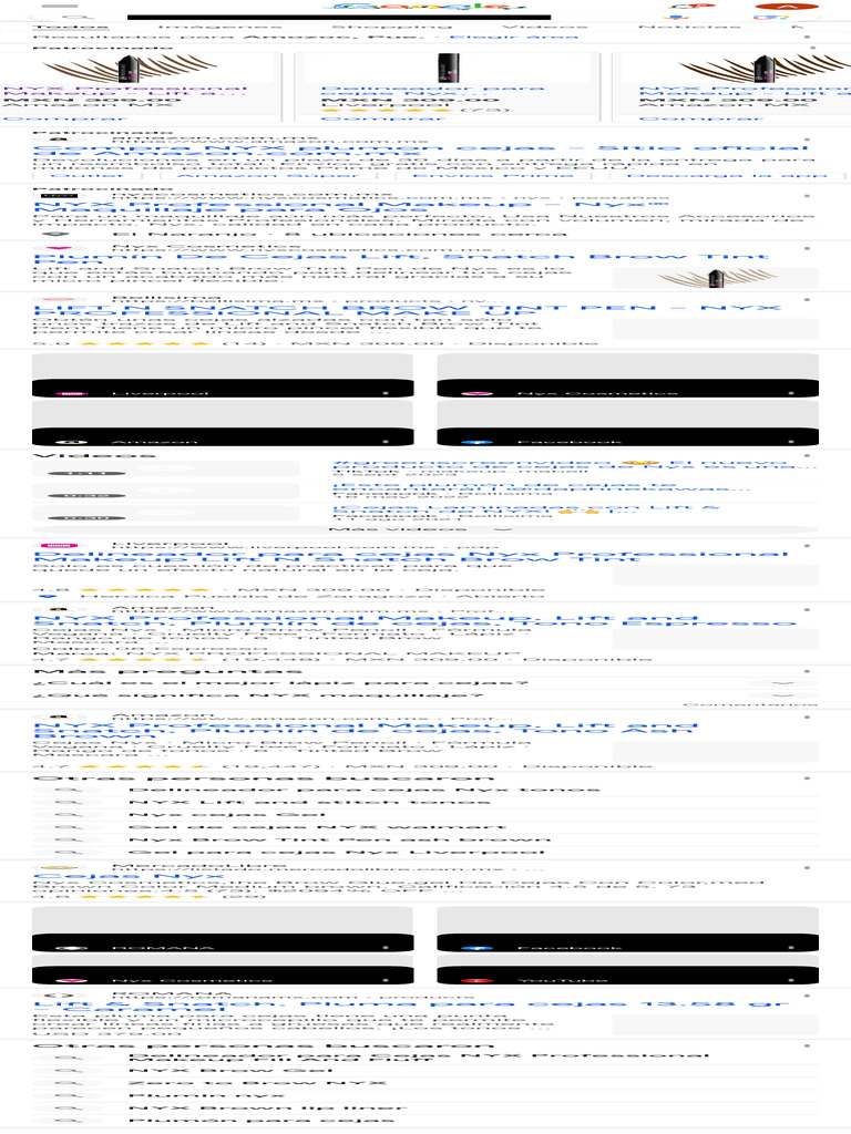 Nyx Plumon Cejas - Buscar Con Google | PDF