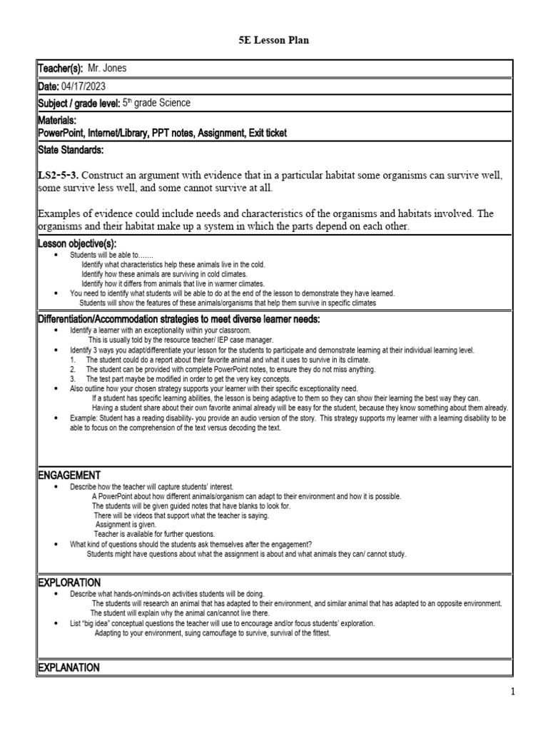 Lesson Plan | Download Free PDF | Lesson Plan | Learning