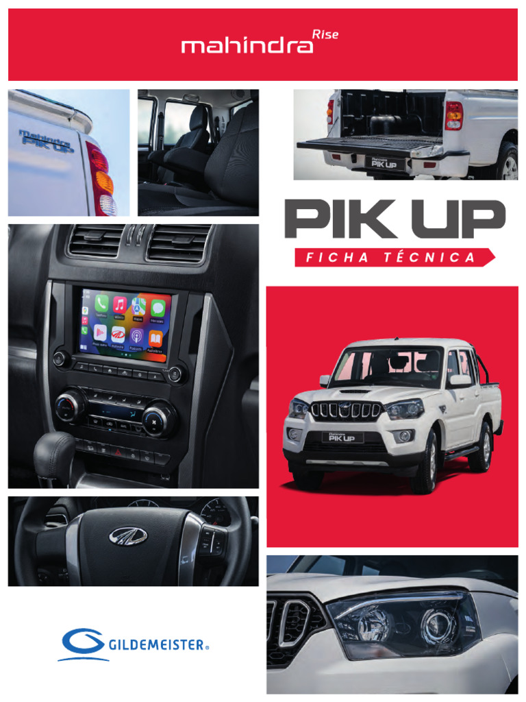 Ficha Tecnica Mahindra | PDF | Tracción en las cuatro ruedas ...