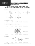Mastering Maths Book 2 Selective Test | PDF