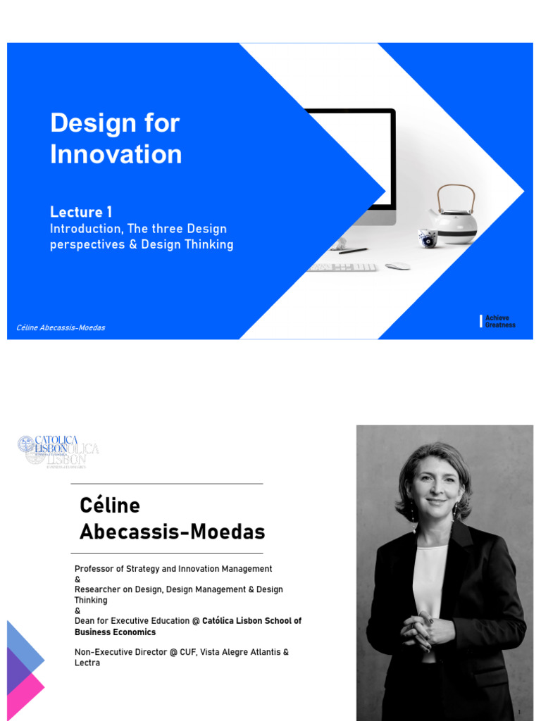 Lecture 1_Design for Innovation | PDF | Design Thinking | Innovation Lecture 1_Design for Innovation | PDF | Design Thinking | Innovation