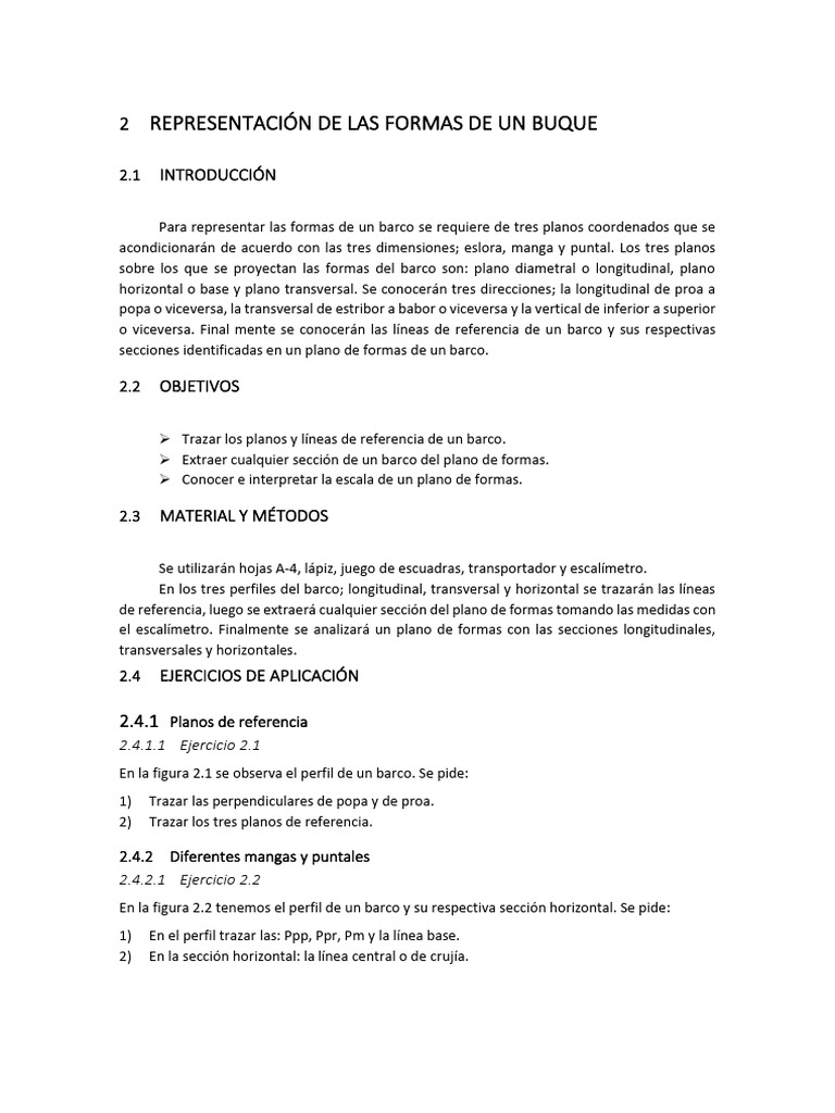 GP2 Plano de Formas | PDF | Transporte de agua | Embarcación