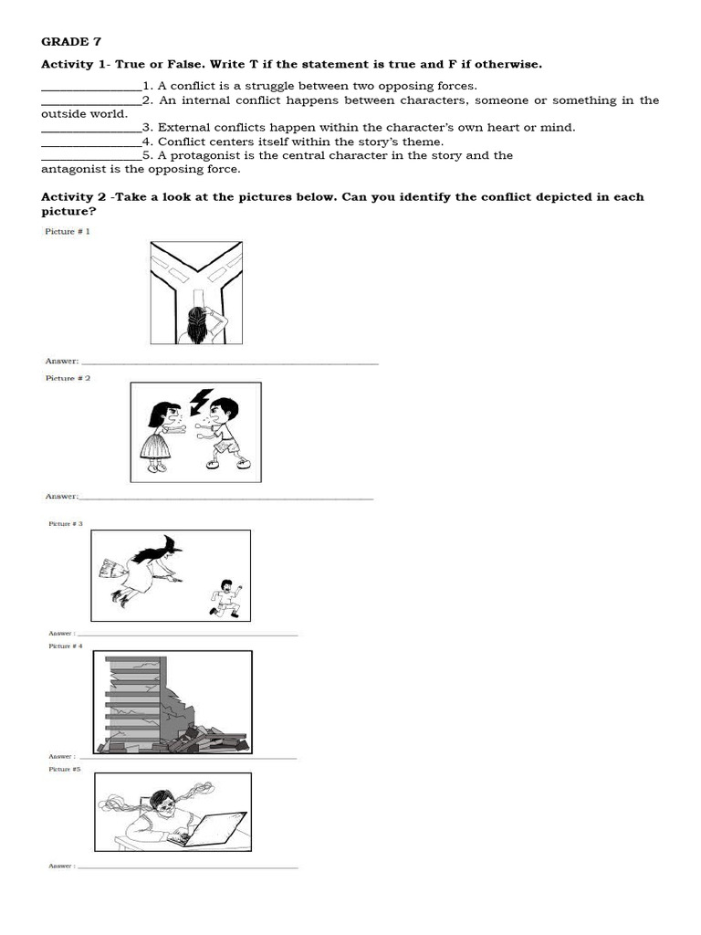 Grade 7 Activity Pdf Motivation Motivational