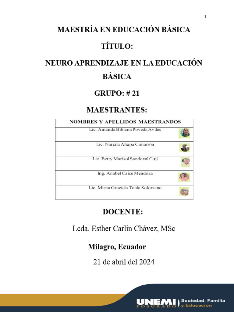 Estrategias Neuroaprendizaje Básico | PDF | Aprendizaje | Educación ...