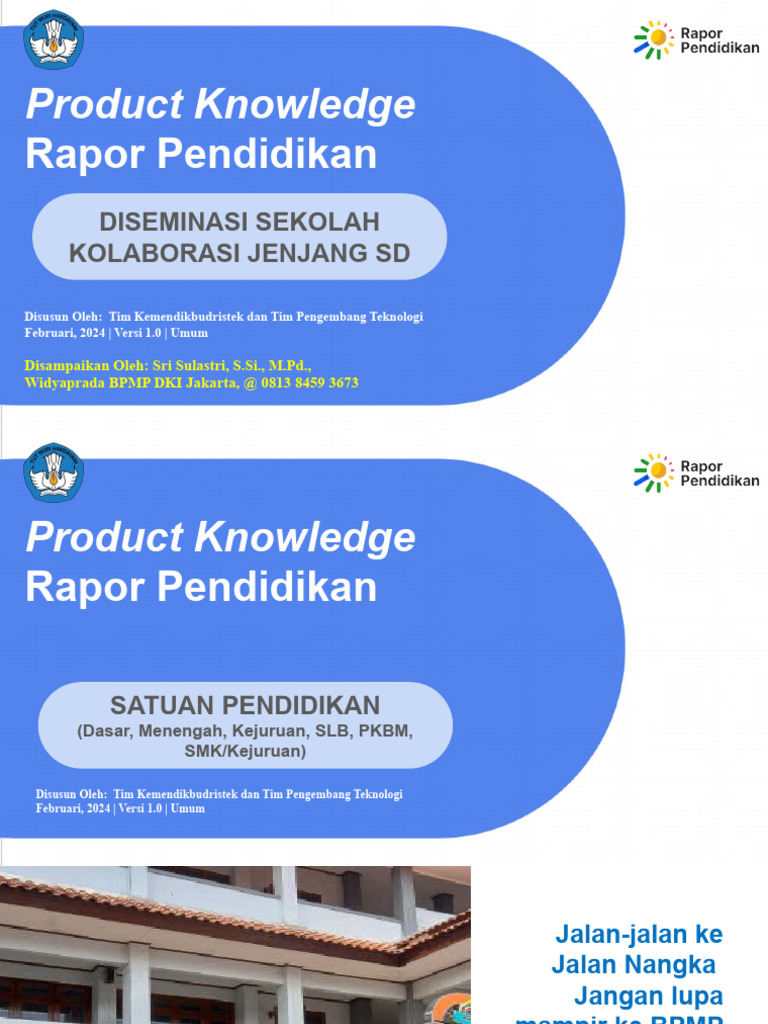 Rapor Pendidikan: Indikator dan Akar Masalah | PDF