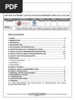 Method of Statement For Catch Basin | PDF | Personal Protective ...