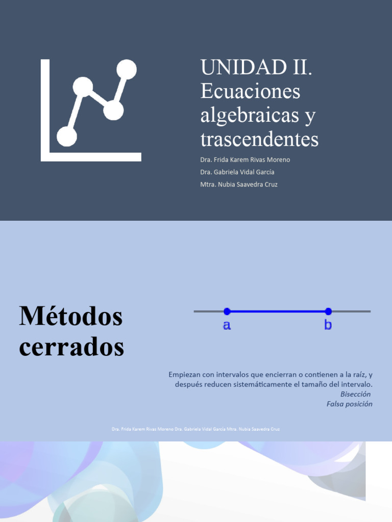 U2.2D17 MN Biseccion | PDF | Análisis numérico | Algoritmos y Estructuras de Datos