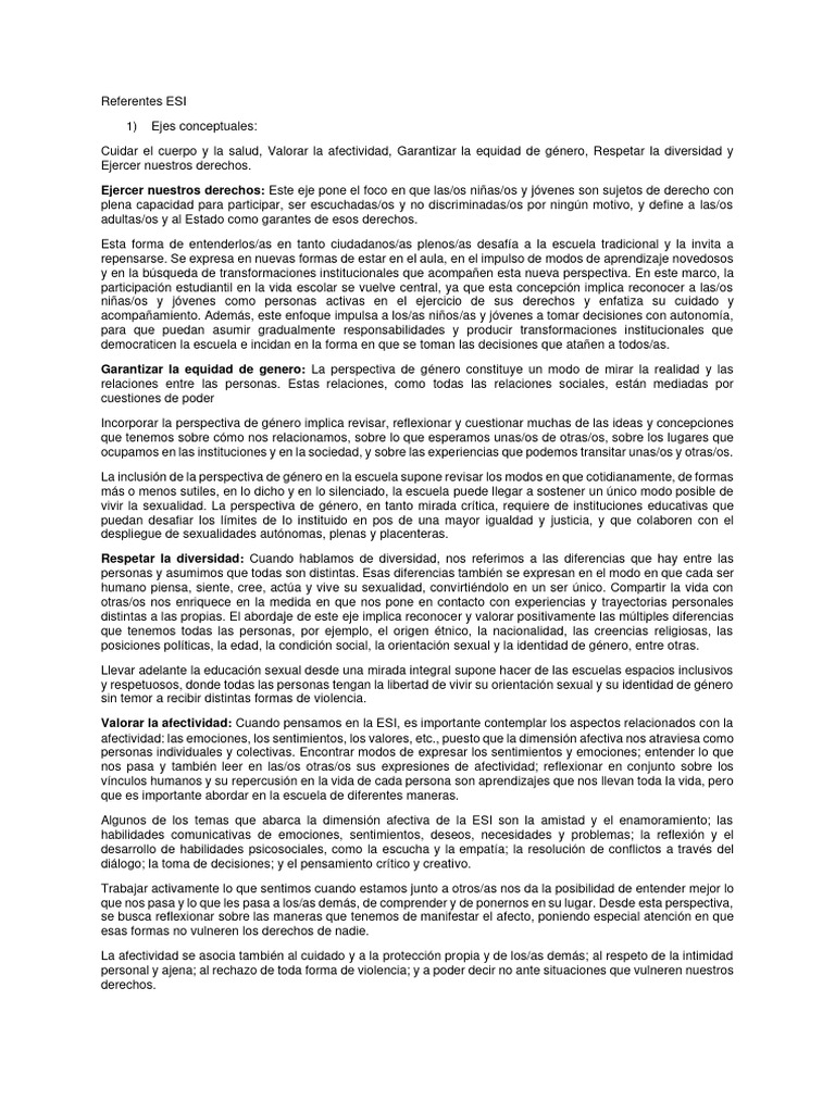 Documento | PDF | Educación sexual | La sexualidad humana