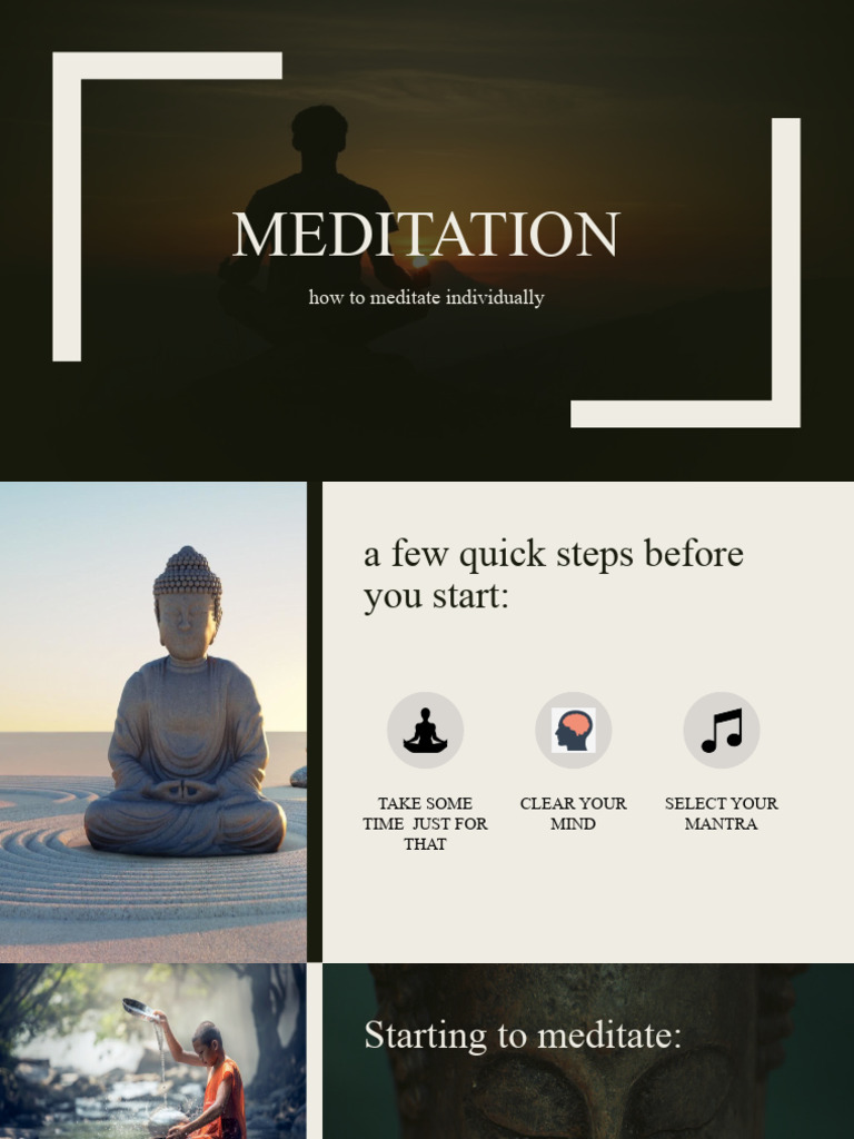 Individual Meditation Guide: Quick Steps | PDF