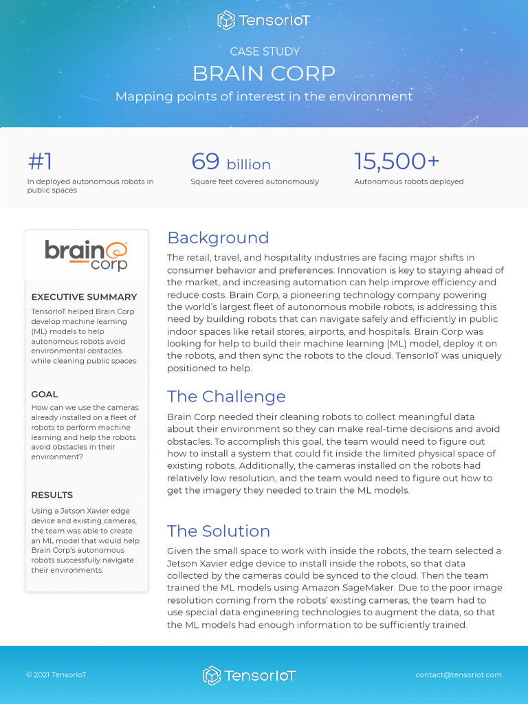 Braincorp | Download Free PDF | Robot | Robotics