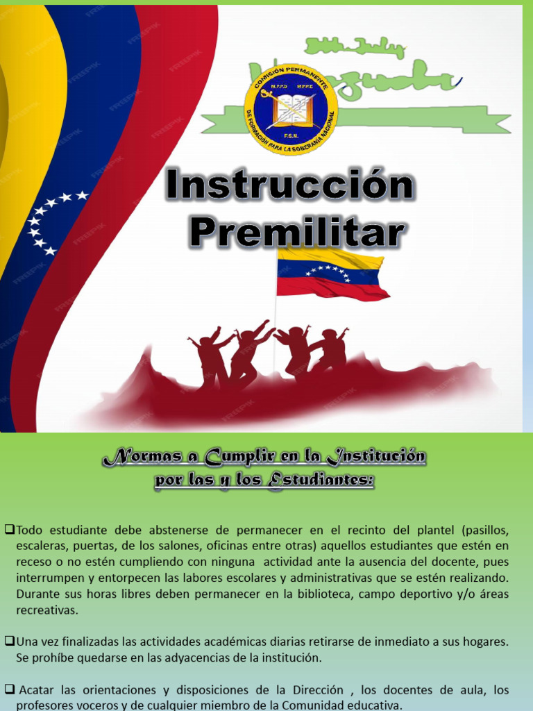 5to INSTRUCCION PREMILITAR | PDF