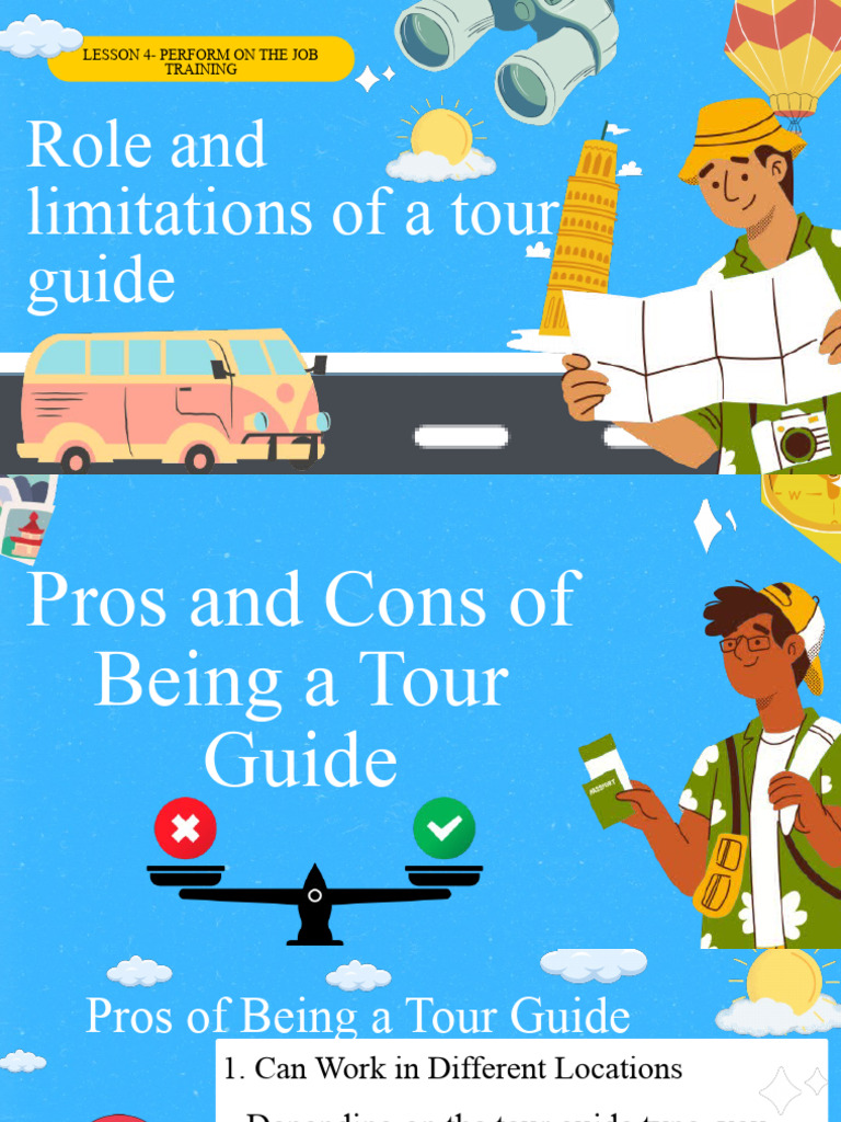 GRADE 9- ROLES AND LIMITATIONS OF A TOUR GUIDE | PDF
