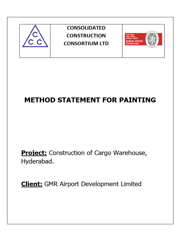 CCCL - Method Statement For Painting Work | Download Free PDF | Paint ...