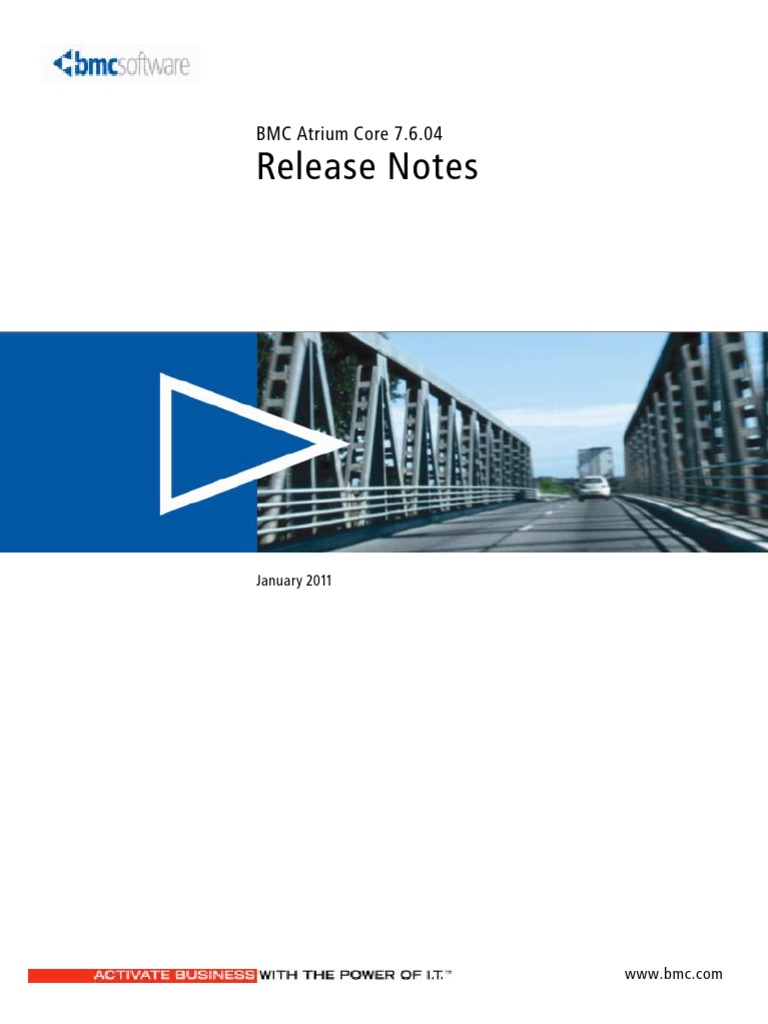 Release Notes: BMC Atrium Core 7.6.04 | PDF | Trademark | Load ...