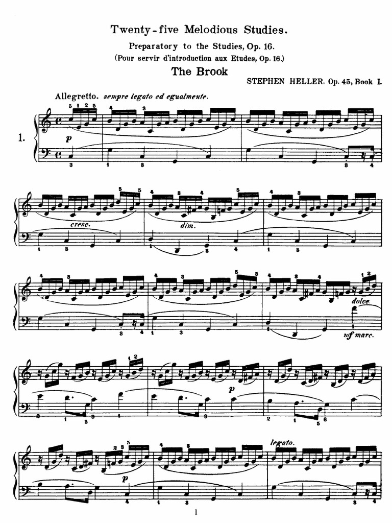 The Brook - Stephen Heller | PDF