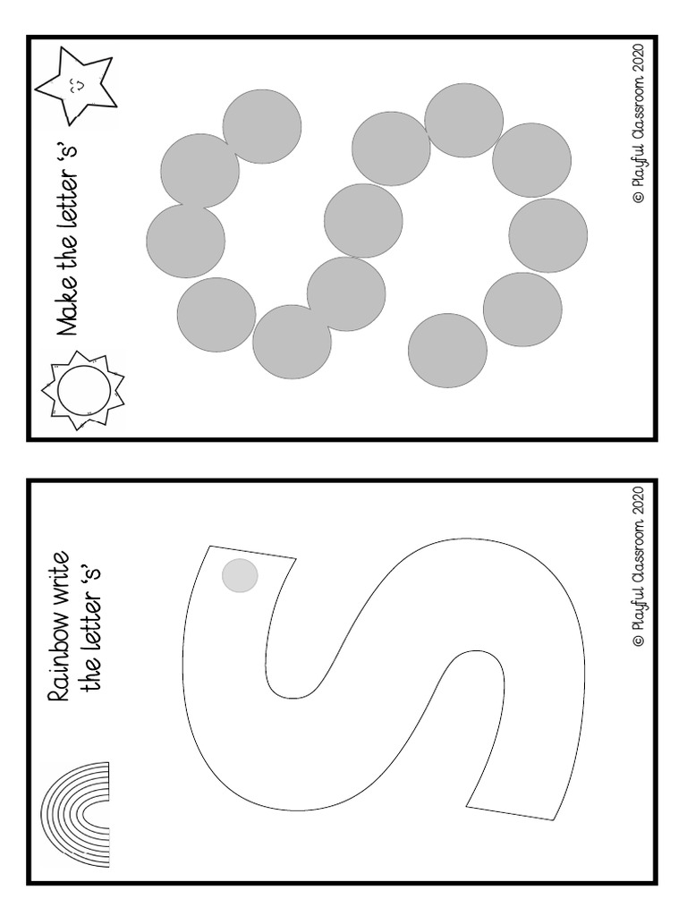 s Phonics worksheets - 2 per page - Playful Classroom | PDF