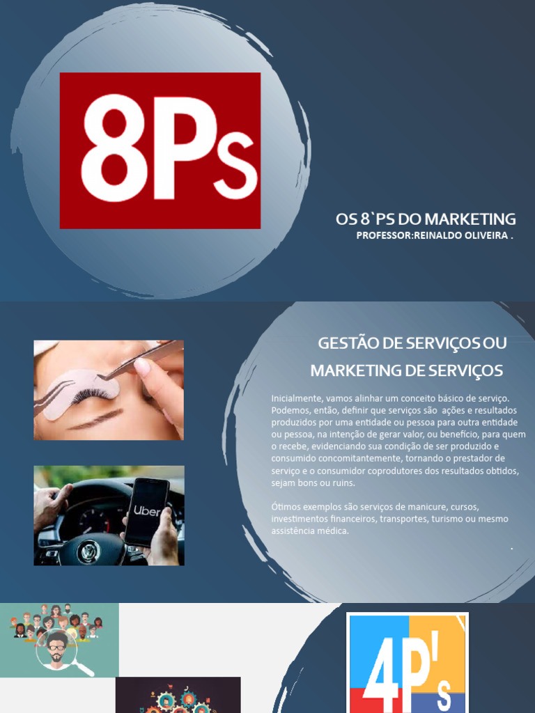 Os 8'Ps Do Marketing | PDF | Marketing | Setor terciário da economia