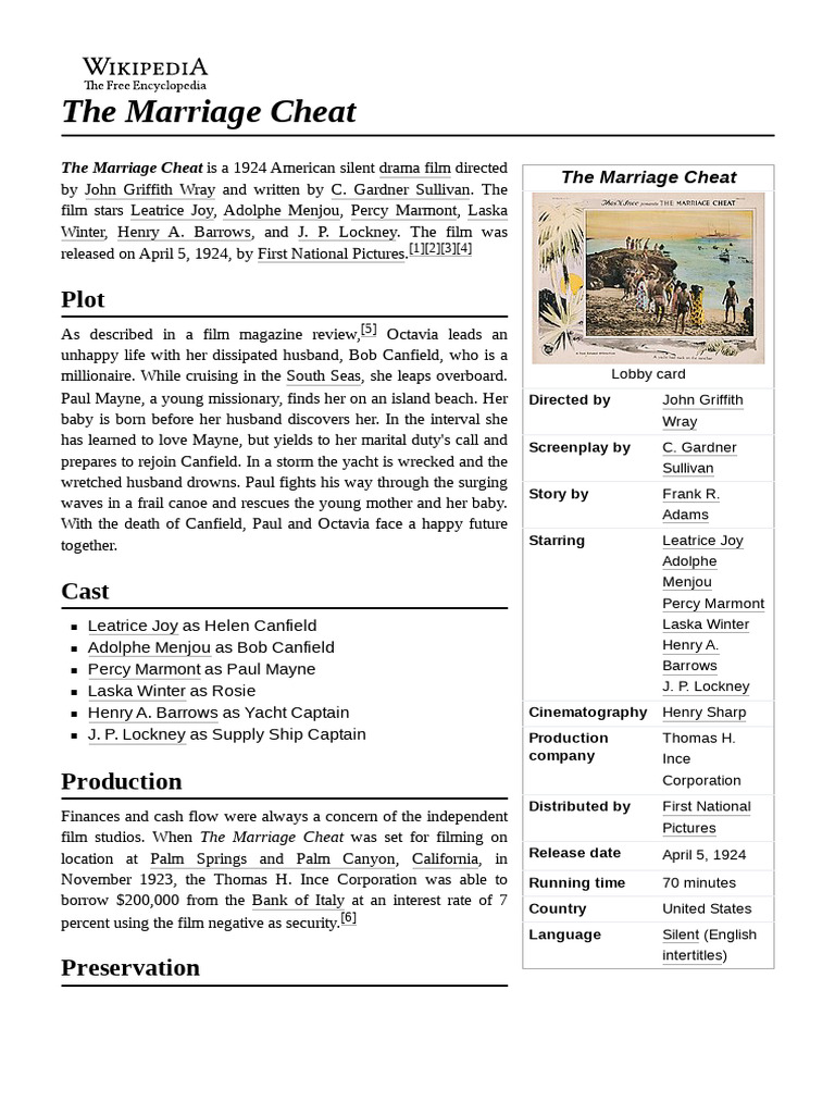 The Marriage Cheat | PDF