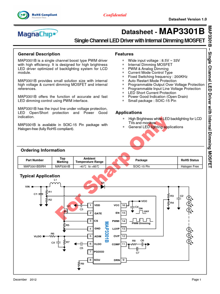 Map 33001 B | PDF | Mosfet | Capacitor