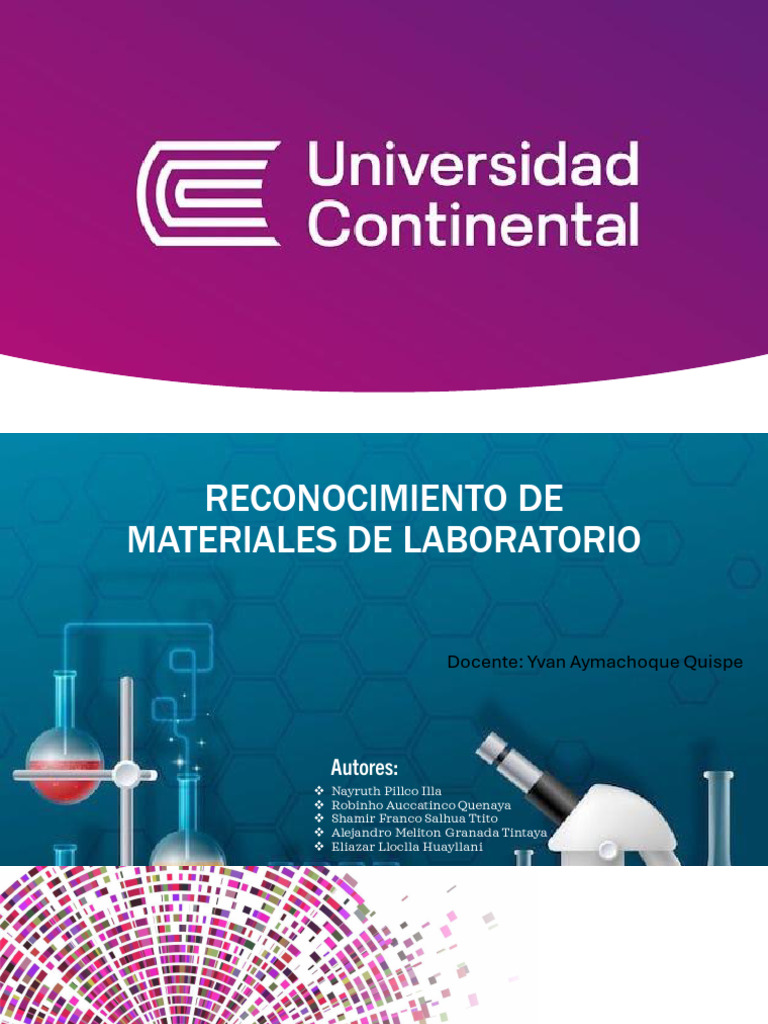 Informe Sobre RECONOCIMIENTO DE MATERIALES DE LABORATORIO (3) - 240414 - 205224 | PDF ...