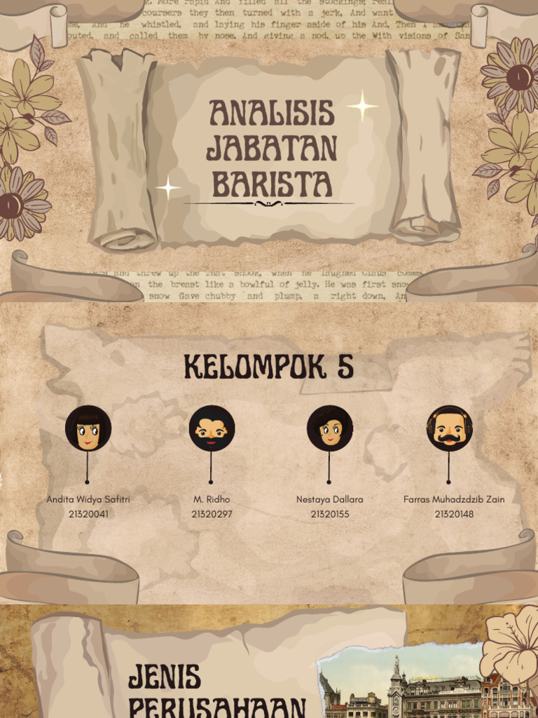Brown and Beige Aesthetic Vintage Group Project Presentation | PDF ...