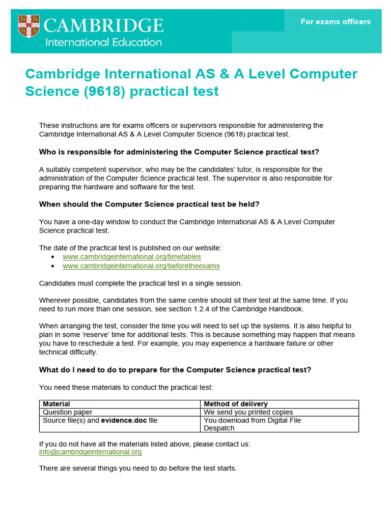 Comp Sci Instructions | PDF | Computer File | Software
