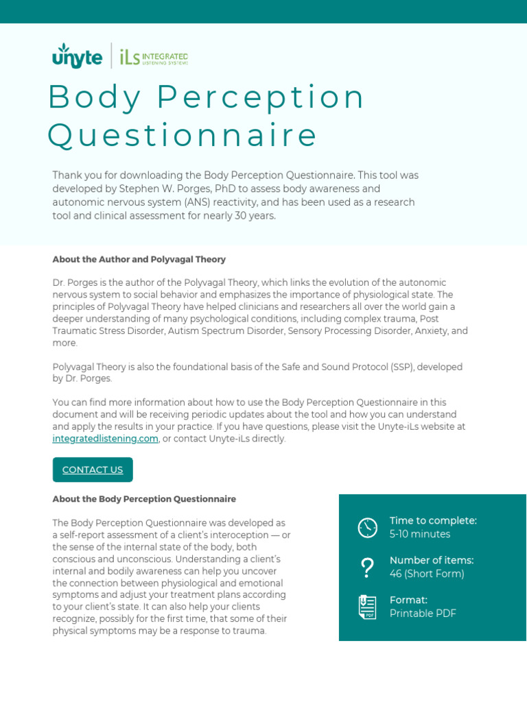 Clinician's Guide to Body Awareness | PDF | Psychological Trauma ...