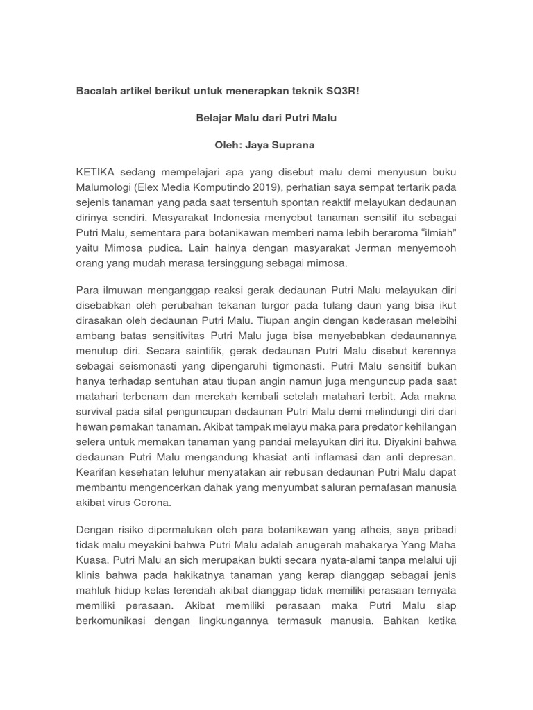 Bahasa Indonesia | PDF