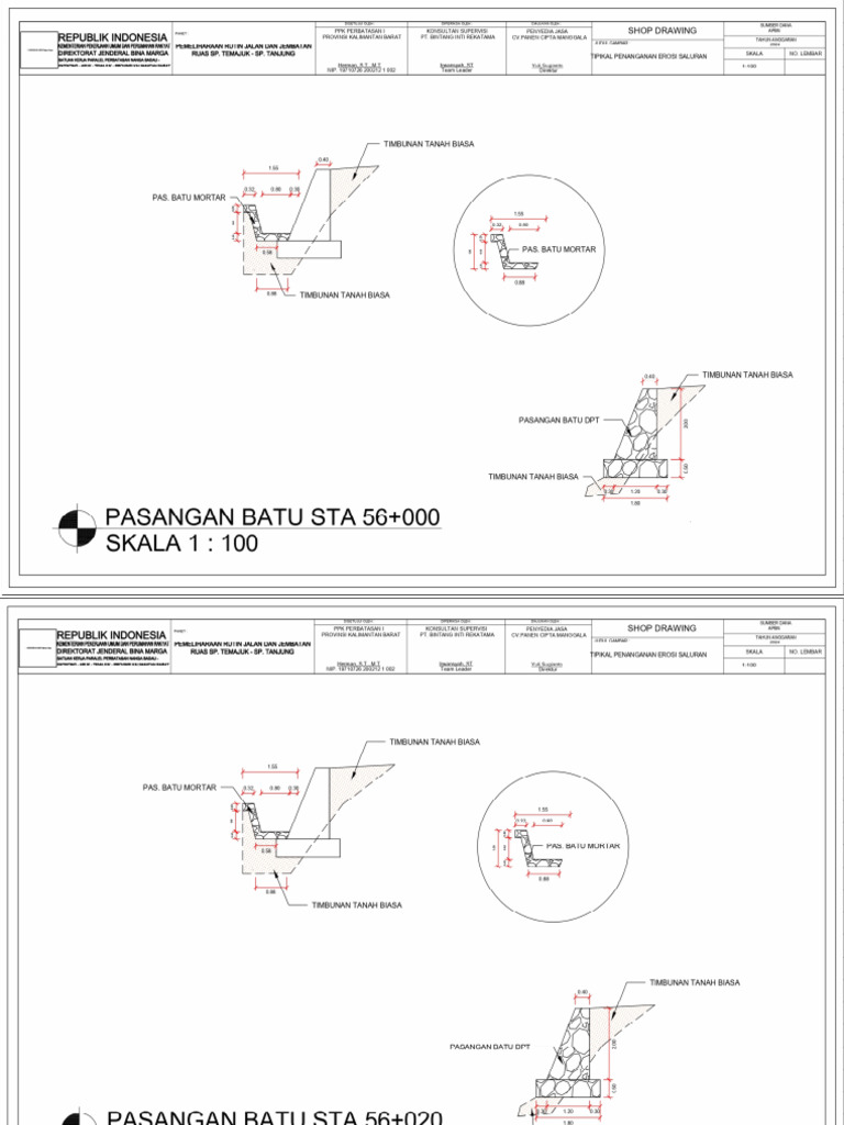 Sta.56+000 - 56+060 | PDF