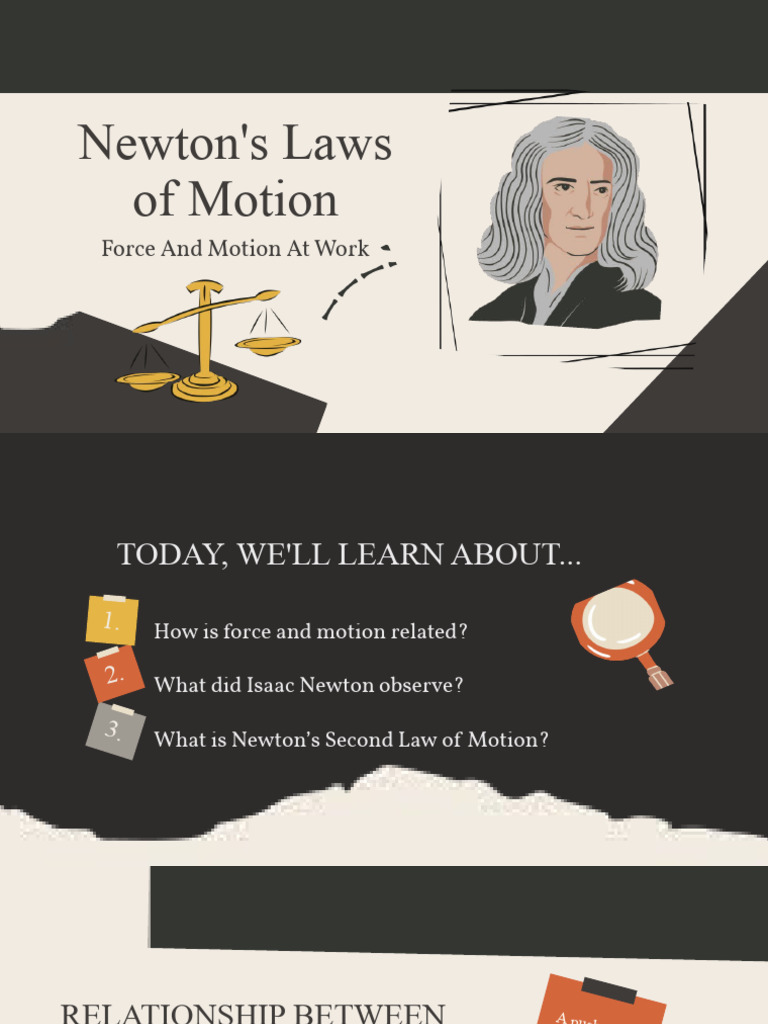 Newton's Second Law of Motion | Download Free PDF | Force | Newton's ...
