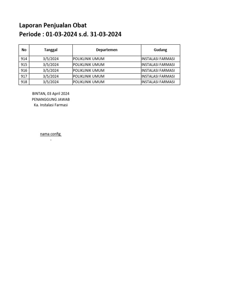Rekapan Resep Maret 2024 | PDF | Griya & Taman