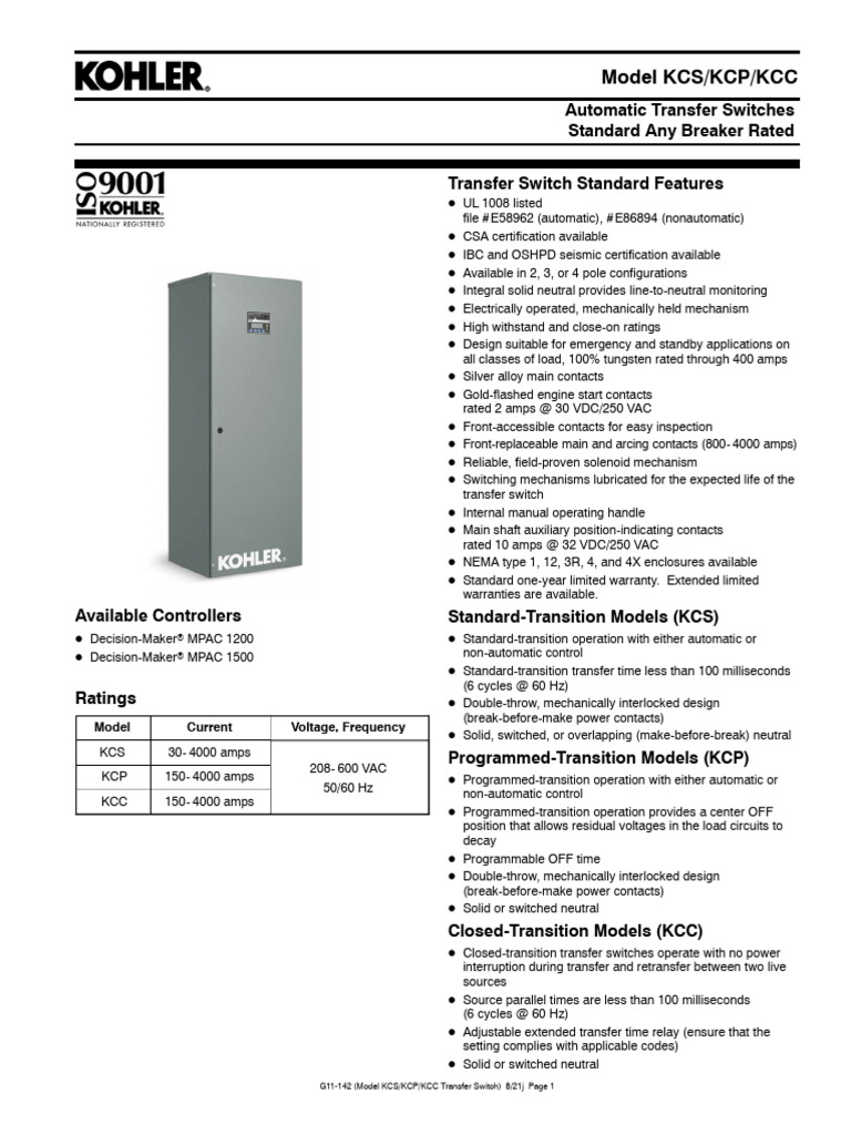 KCS KCP KCC | PDF | Switch | Relay