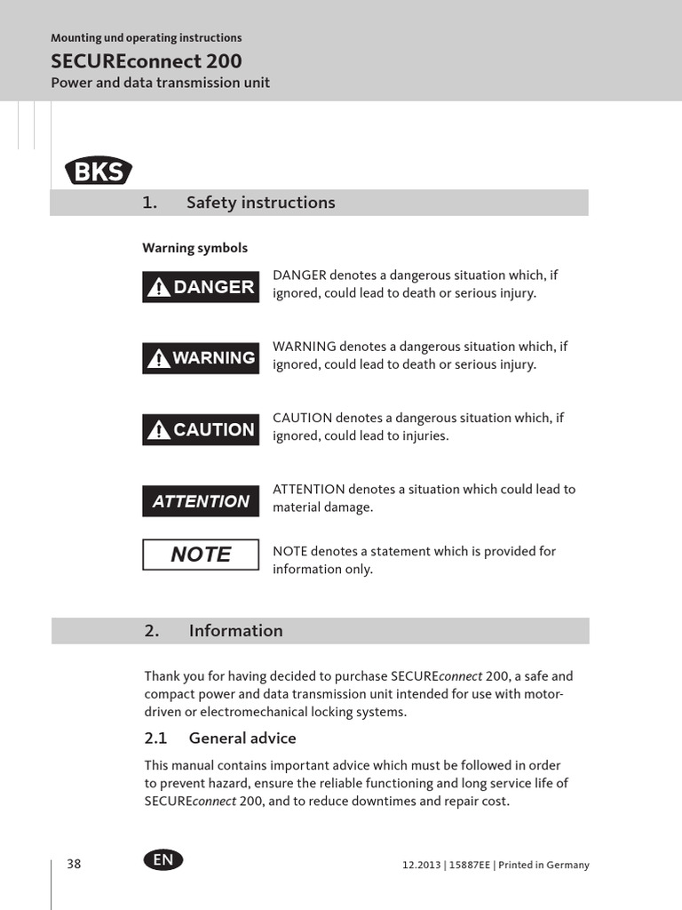 SecureConnect 200 Installation Guide | PDF | Input/Output | Power Supply