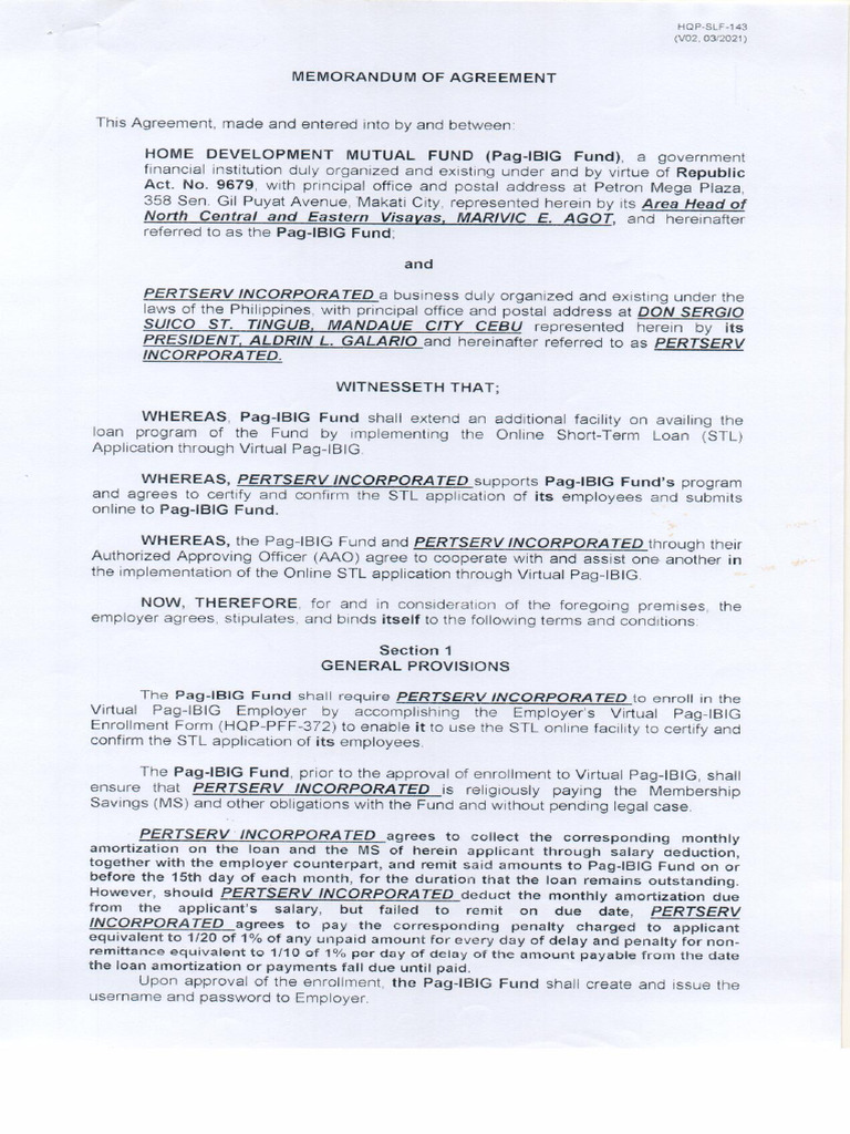 ONLINE HDMF Application | PDF