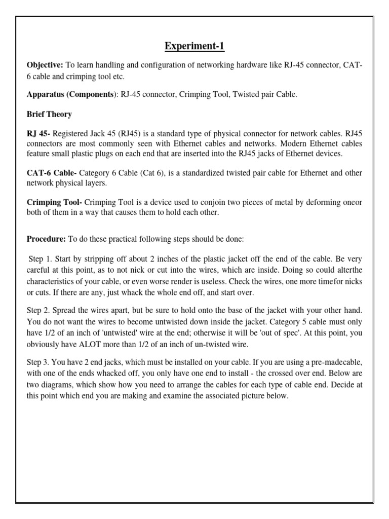 KCS 653 Computer Networks Lab Manual-2021-2022 - N (1) - Removed | PDF | Computer Network ...