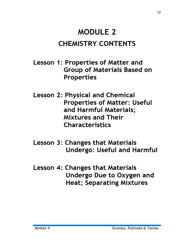 EGED 101 MODULE 2 Teaching Science | PDF | Mixture | Decomposition