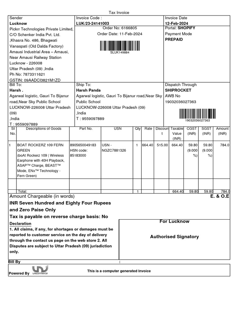 Destroyed Invoice in Templete You Can | PDF | Economies | Public Finance