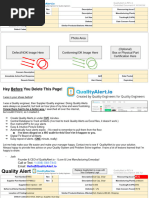 Manufacturing Quality Alert Template | PDF | Software | Computing