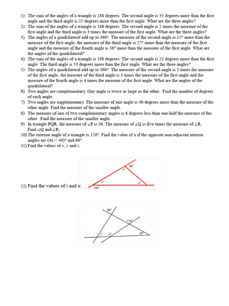 Angle | PDF | Teaching Methods & Materials