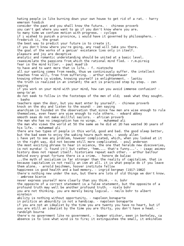 Wisdom Quotes | PDF | Wisdom | Truth