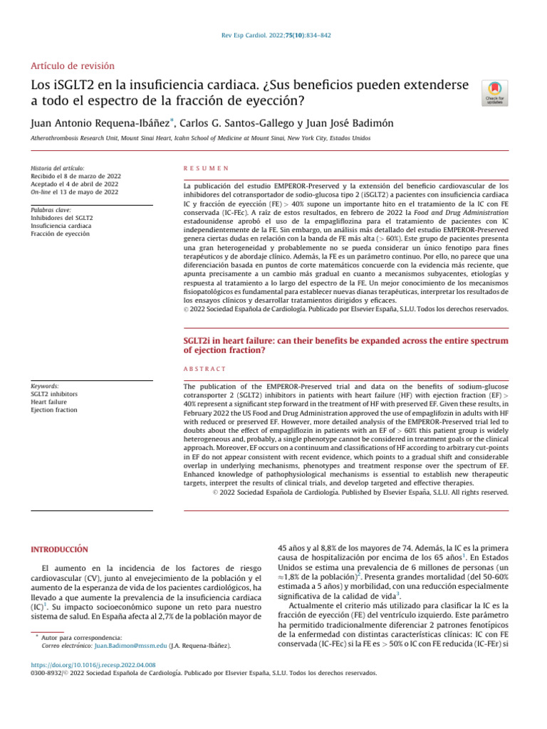 ISGLT2 Mecanismo en HF | PDF | Tejido adiposo | Obesidad
