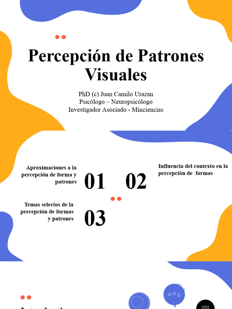 Percepción de Patrones Visuales | Descargar gratis PDF | Percepción | Neurociencia