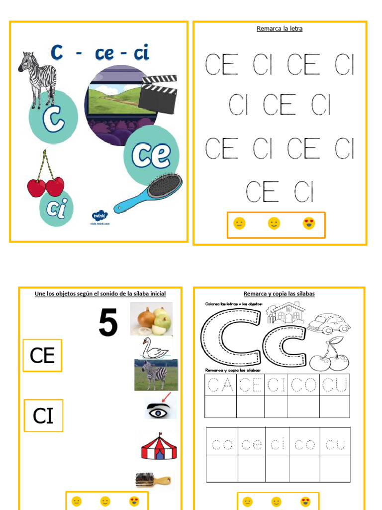 Letra Ce-Ci | PDF | Poesía