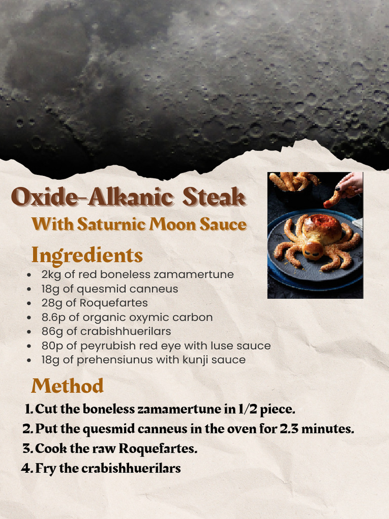 Eng Work | PDF | Cooking, Food & Wine