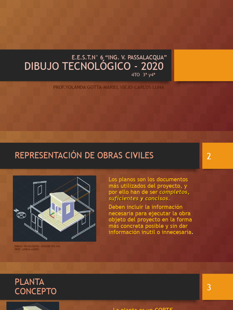 Eest6 - Dibijo Tec - 4to3 - Clase 1 - Material Teorico | PDF | Dibujo