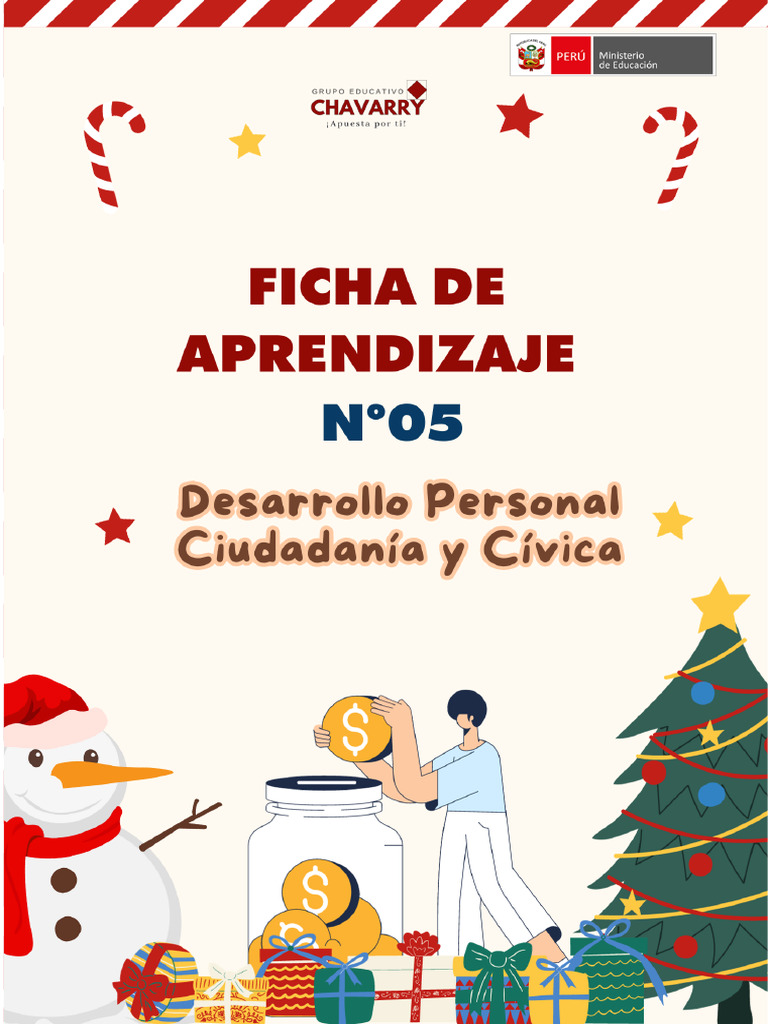 Ficha de Aprendizaje N°05 - 5to Grado - 231211 - 121847 | Descargar gratis PDF | Presupuesto ...