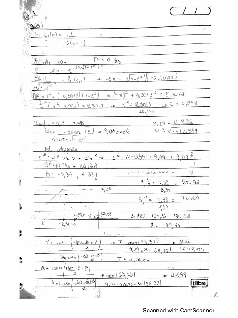 Lista de Sistema de Controle | PDF